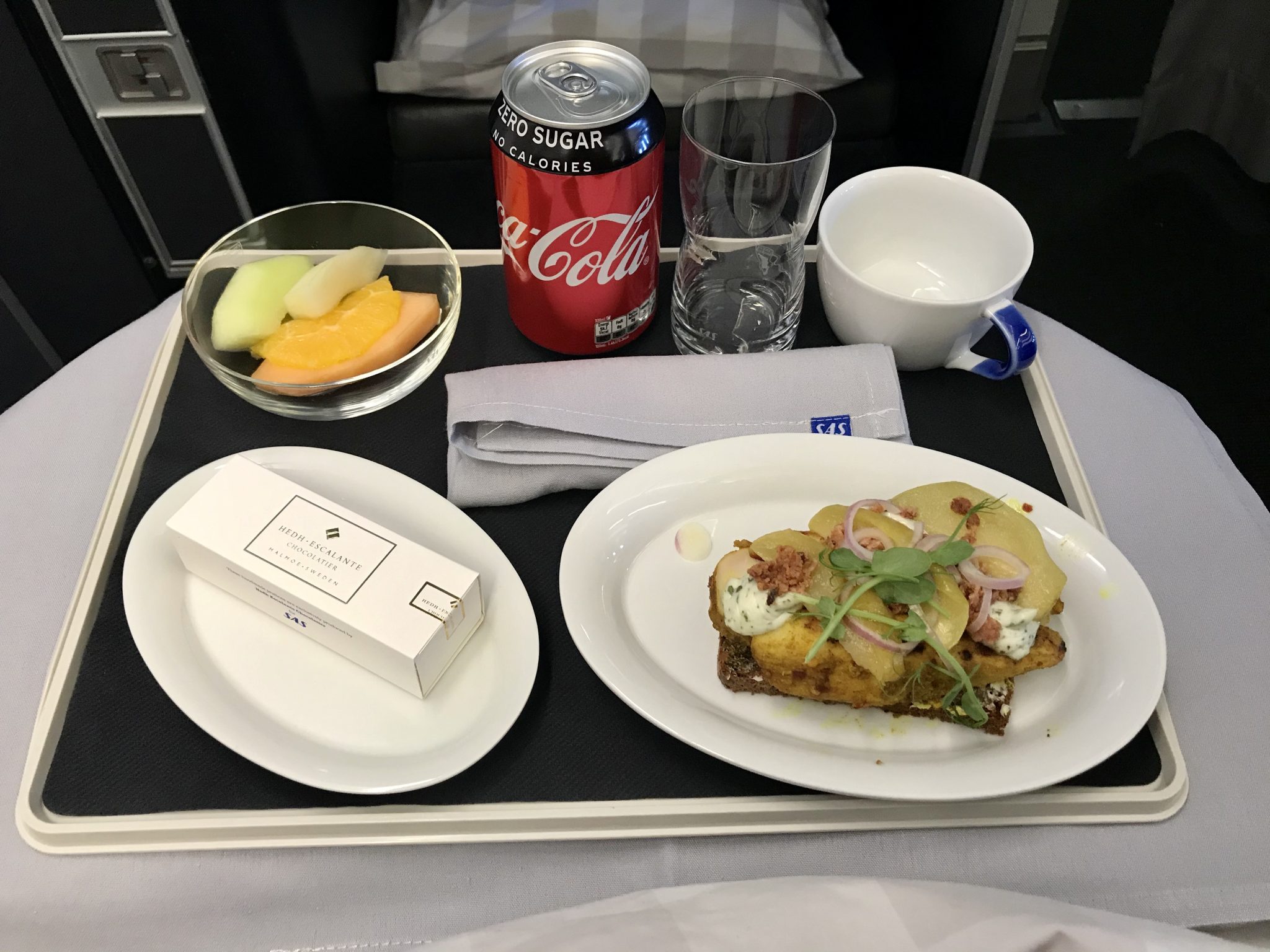 SAS Business Class Meny Vintern 2019 — lite mera rosa