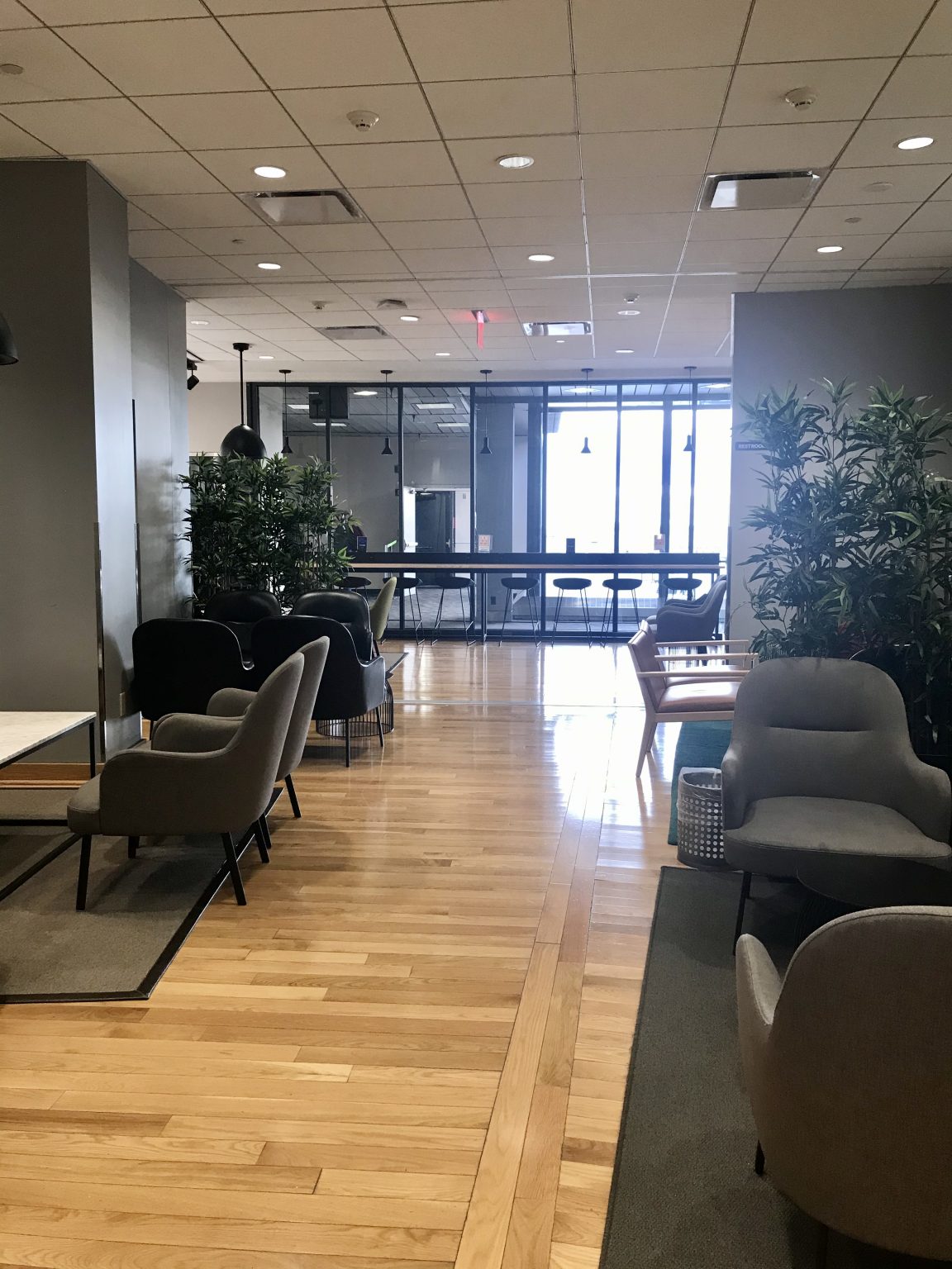 Ett besök i SAS Lounge Newark, New York — lite mera rosa reseblogg