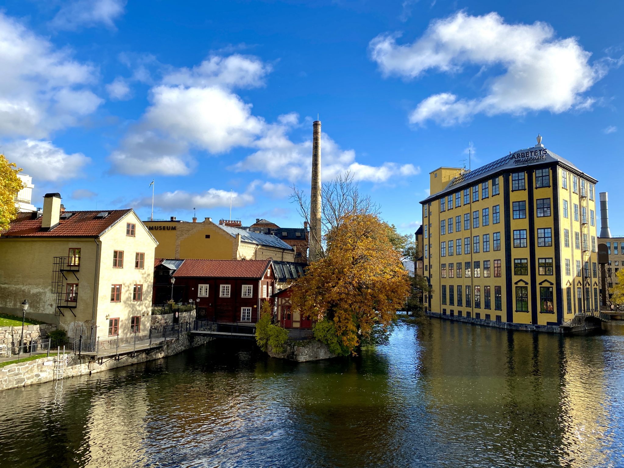 Ett besök i Industrilandskapet i Norrköping — lite mera rosa