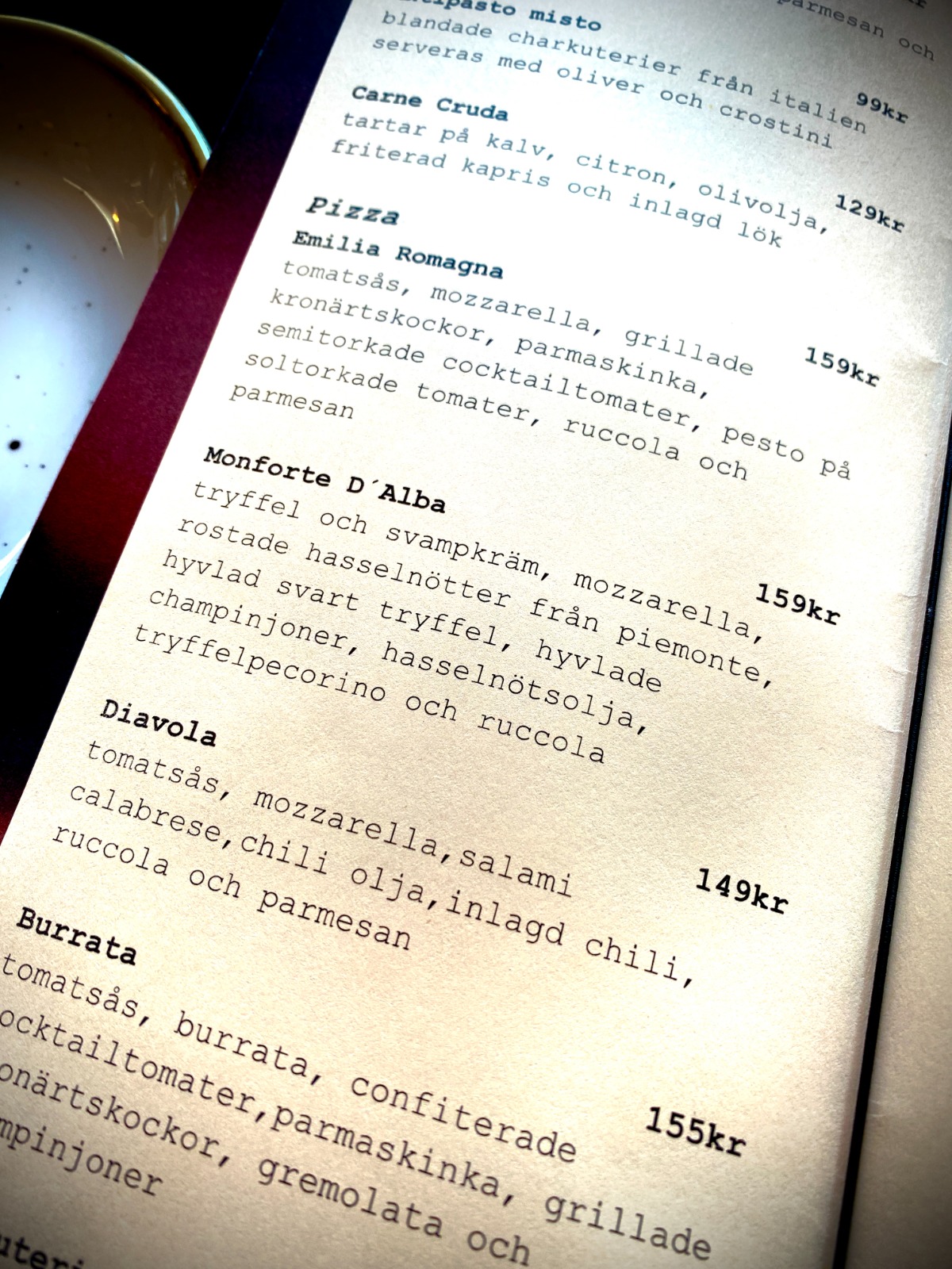 Pappa Grappa - restaurangtips i Linköping — lite mera rosa reseblogg